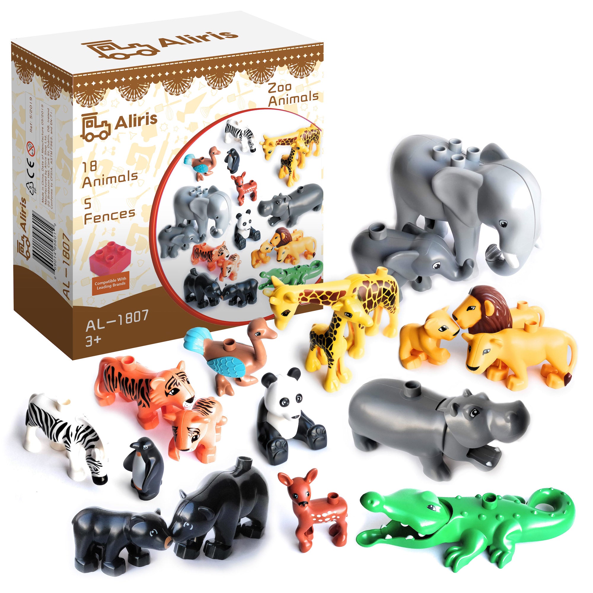 Zoo Animals - Compatible with Duplo – Aliris Shop